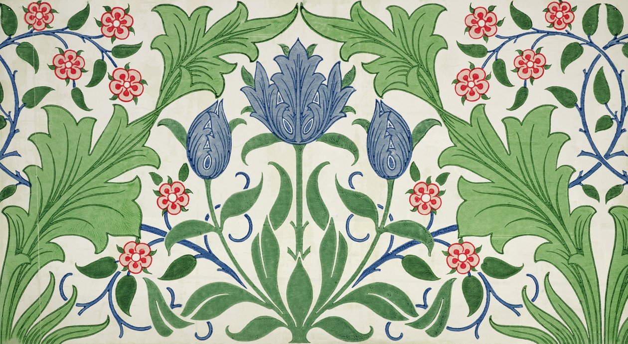 Conception de papier peint floral | William Morris
